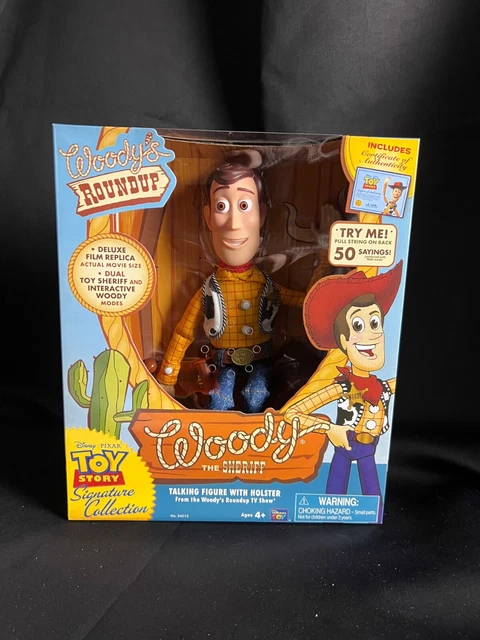 TOY STORY Signature Collection Woody The Sheriff Action Figure Deluxe ...