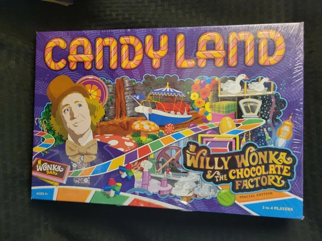 CANDY LAND WILLY Wonka and the Chocolate Factory Board Game | Themed ...