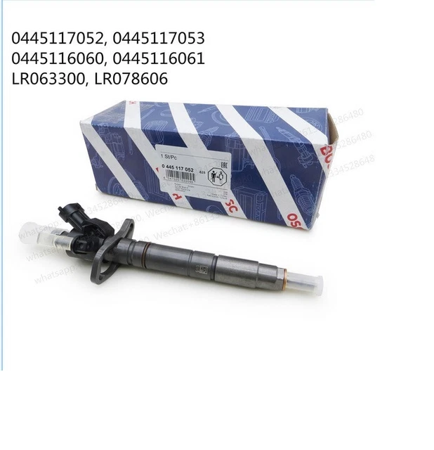 INIETTORE REVISIONATO 0445116061 0445117052 PSA Jaguar Land Rover EUR ...