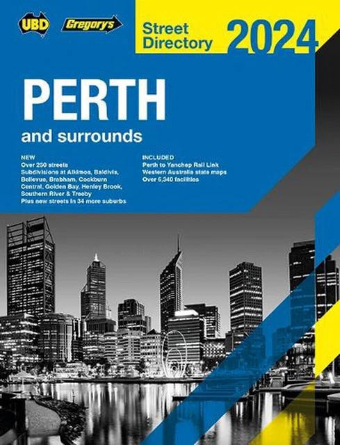 NEW 2024 PERTH and Surrounds Street Directory 66th Edition by UBD ...