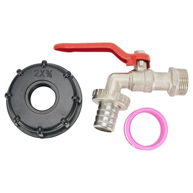 PRISE ROBINET ADAPTATEUR Tuyau Irrigation Plastique 1000 Litres 6 Fil ...