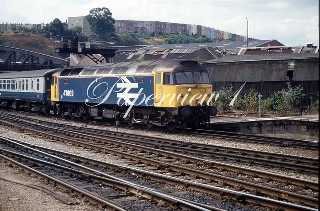 35MM UK RAILWAY Class 47 Train Colour Slide Diesel Electric T91 £2.70 ...