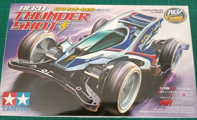 TAMIYA AERO THUNDER Shot AR Chassis Mini 4wd Motorised Motor Model Kit ...