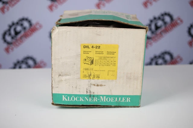 KLOCKNER-MOELLER DIL 6-22 / DIL 4-22 (CONTACTEUR UNIVERSEL) - Garantie ...