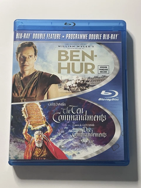 THE TEN COMMANDMENTS/BEN-HUR - Blu Ray 4 Disc Set $11.99 - PicClick CA