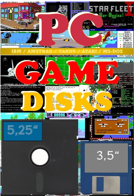 IBM PC / Ms-Dos -- Game Disks -- # Auswahl # 🔔 Update: 24. 5. 2025 EUR ...