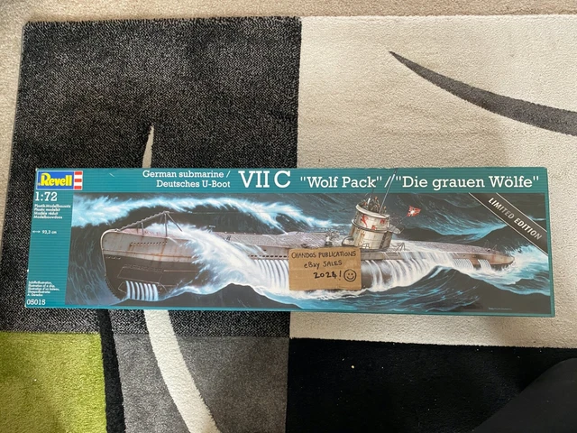 REVELL 1/72 GERMAN U-Boat Type VII C 'Wolf Pack' - #05015 - *SEALED BOX* £100.00 - PicClick UK