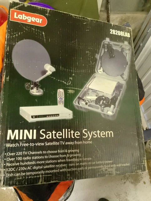 MINI SATELLITE SYSTEM by Labgear. Free to view Sat TV away from home ...