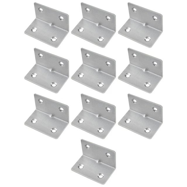 10 STAFFE ANGOLARI in Acciaio Inox - Angolo 90° Resistente - 3x5 cm EUR ...
