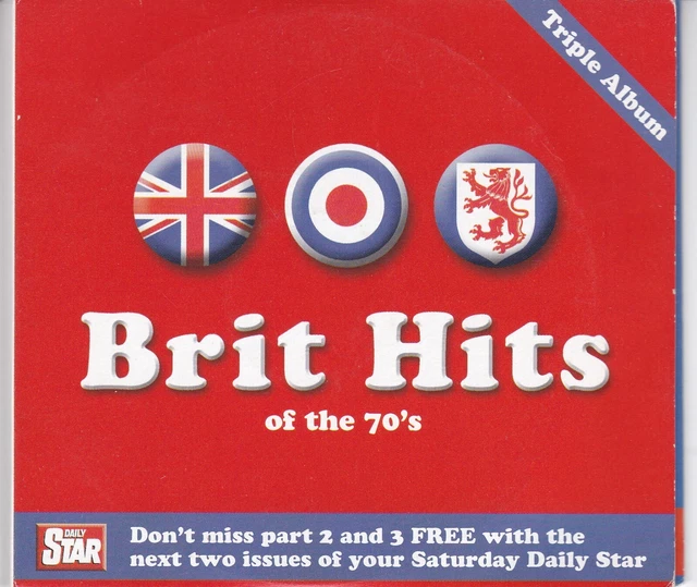 BRIT HITS OF THE 70's ( DAILY STAR Newspaper CD ) EUR 1,00 - PicClick DE