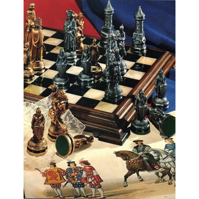 LIMITED EDITION BREVETTATO Chess Set 1970s Retro Kitsch Wall Art Print ...