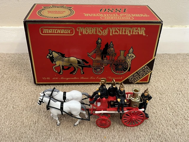 MATCHBOX MODEL YS-46 - Merryweather Steam Fire Engine Boxed Models Of ...