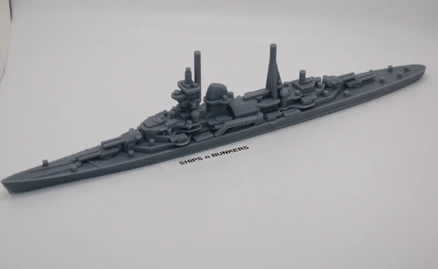 1/700 GERMAN ADMIRAL Hipper Class Heavy Cruiser WWII 3D Printed Grey ...