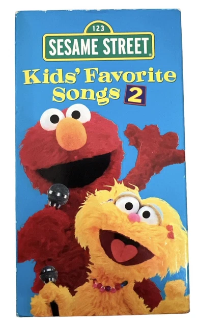 SESAME STREET KIDS Favorite Songs 2 VHS Video Tape 2001 Muppets Sony ...