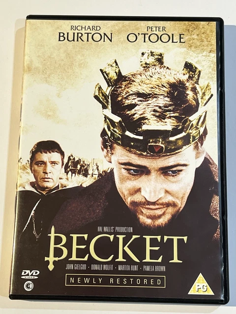 BECKET DVD 1964 Movie Film Newly Restored Richard Burton Peter O’toole ...