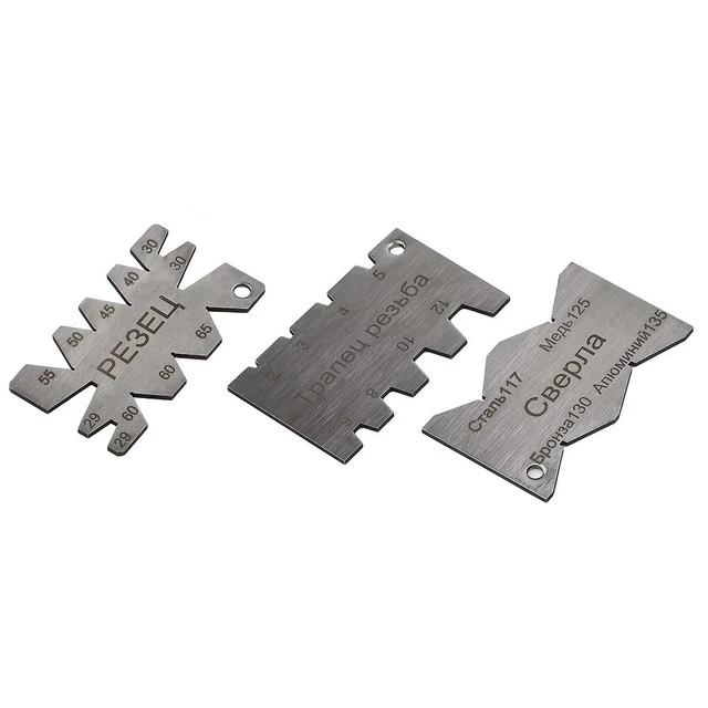 STAINLESS STEEL THREAD Cutting Gauge Angle Arc Model Angle Measuring ...