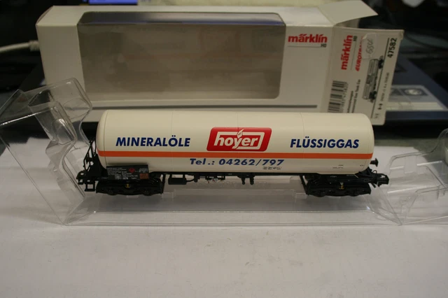 MÄRKLIN HO H0 Somo 47582 Kesselwagen Hoyer Mineralöle Top!Ovp! Ws8/42 ...