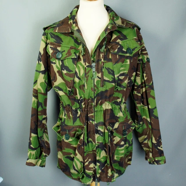 VINTAGE BRITISH ARMY Smock Combat Jacket Temperate Woodland DPM 180/96 ...