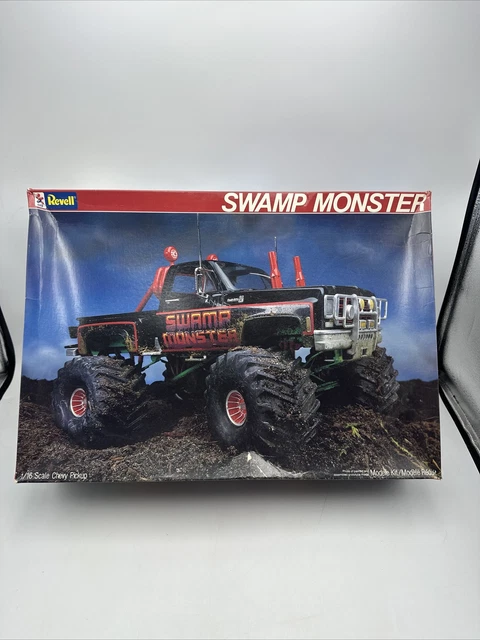 KIT MODÈLE DE camion monstre Revell SWAMP MONSTER Chevy Pickup 1:16 ...