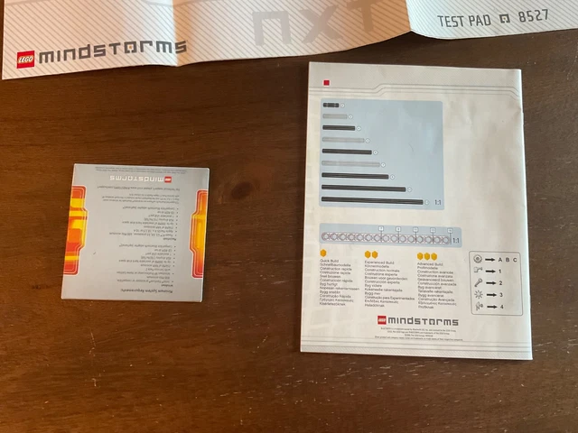 LEGO MINDSTORMS NXT Disc, User Guide Instructions, and Test Pad, for ...