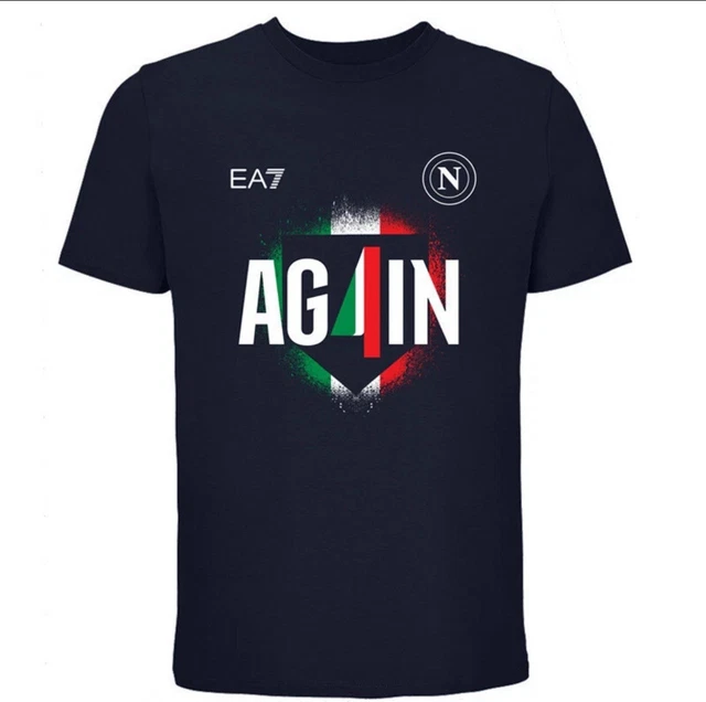 MAGLIA CELEBRATIVA NAPOLI 4 Scudetto Again 2024/2025 L EUR 24,99 ...
