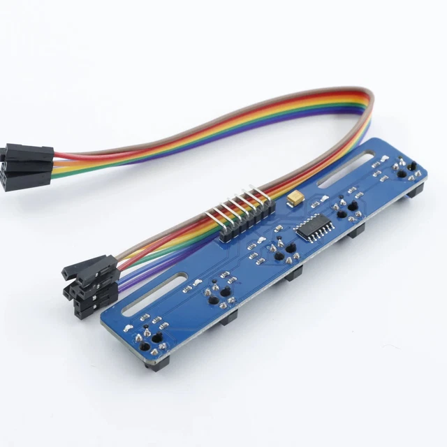 5 CHANNEL INFRARED Sensor TCRT5000 5CH Photoelectric Switch Line Track ...