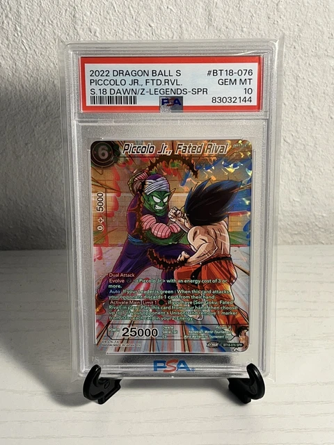 DRAGON BALL SUPER Game Z-Legends SPR Piccolo Jr. Fated Rival BT18-076 PSA 10 GEM EUR 43,45 ...