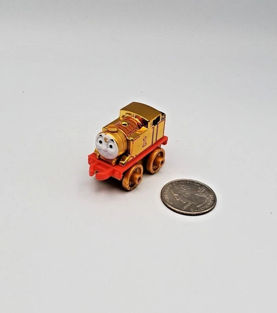 THOMAS & FRIENDS Minis Shiny Gold Tank Engine Train Toy Collectors Item ...