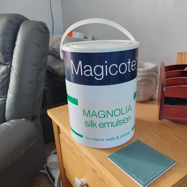 MAGNOLIA SILK EMULSION paint 5l Magicote £10.00 - PicClick UK
