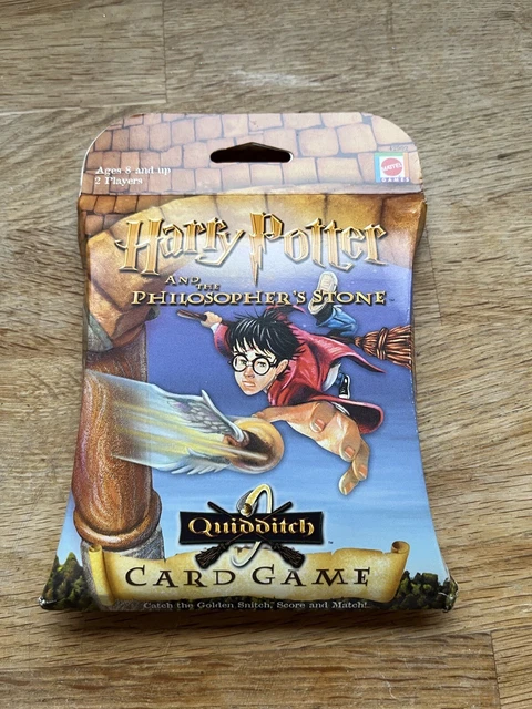 MATTEL HARRY POTTER And The Philosopher's Stone Quidditch Card Game ...