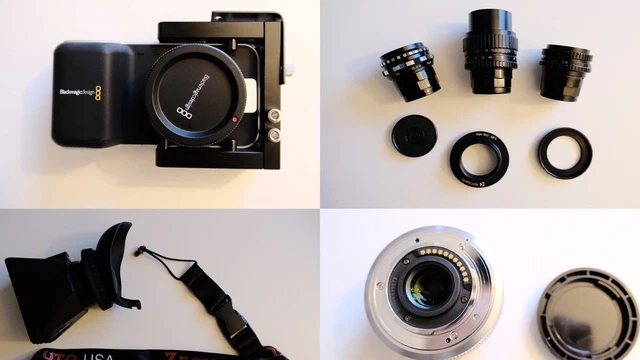 BLACKMAGIC DESIGN POCKET Cinema Camera BMPCC OG + KIEV 16U kit + Lumix ...