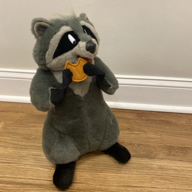 DISNEY VINTAGE DOUGLAS Pocahontas Movie Meeko Raccoon Stuffed Animal ...