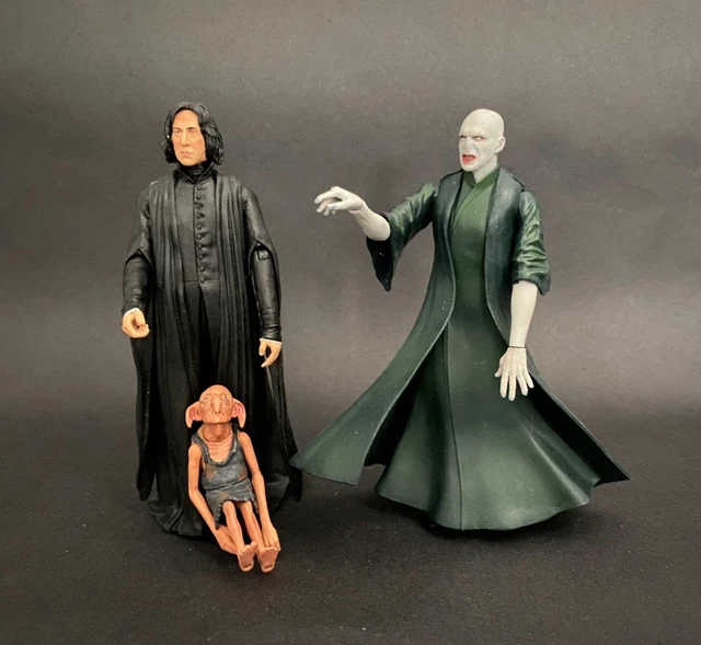 HARRY POTTER FIGURES - Lord Voldemort, Severus Snape and Dobby £18.99 ...