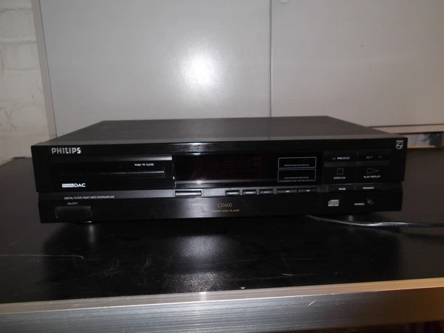PHILIPS CD600 HIFI CD Player, Twin-DAC, Working and in Good Condition ...