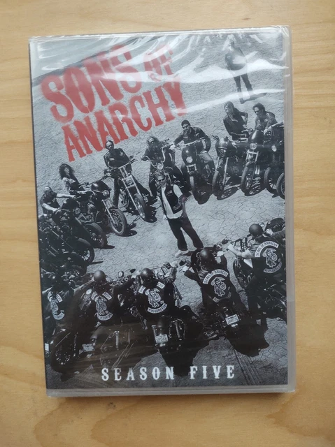 SONS OF ANARCHY: Season 5 (DVD, 2013, 4-Disc Set) - NEW Factory Y ...