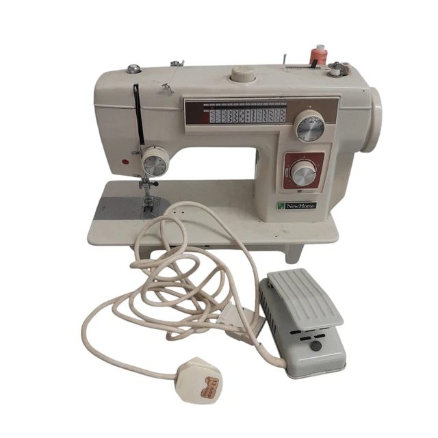 NEW HOME ELECTRIC Foot Pedal Operated Sewing Machine £14.99 - PicClick UK