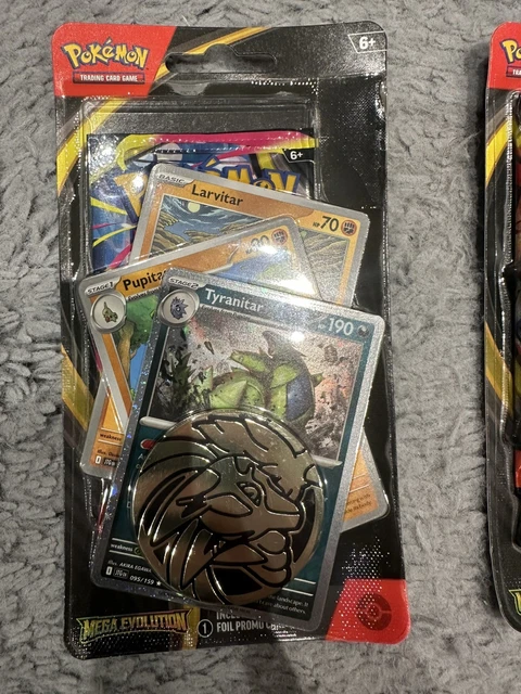 X2 POKÉMON TCG Mega Evolution Single Blister Pack With Holo Promo ...