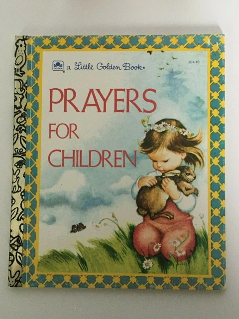 PRAYERS FOR CHILDREN Little Golden Book Christian Religious Bedtime ...