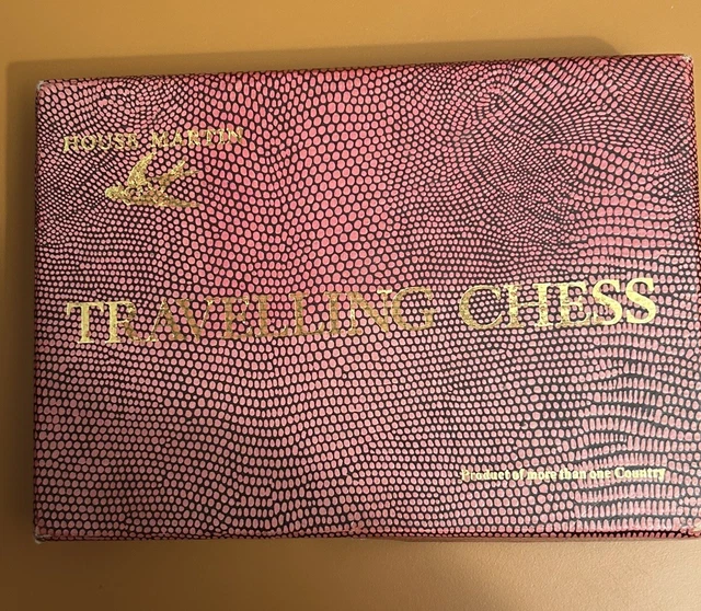 TRAVELLING CHESS SET by House Martin Vintage 1970’s Complete - VGC £5. ...