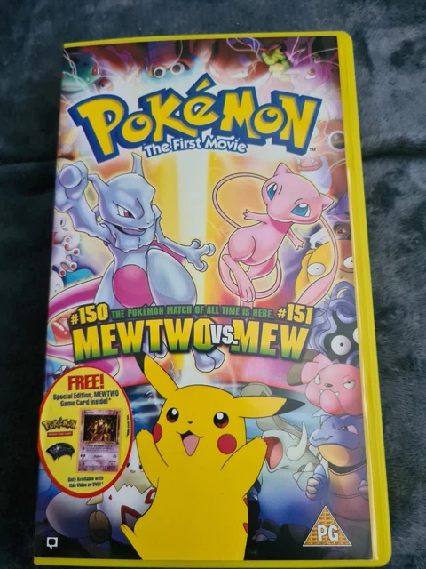 POKEMON THE FIRST Movie Vhs Sealed With Promo £70.00 - PicClick UK