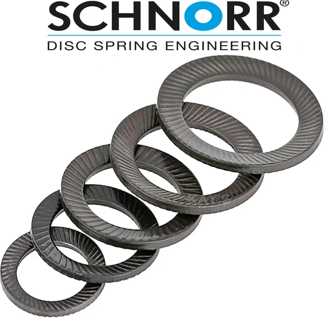 SCHNORR SAFETY WASHERS Genuine Type S Serrated Locking Spring Disc ...