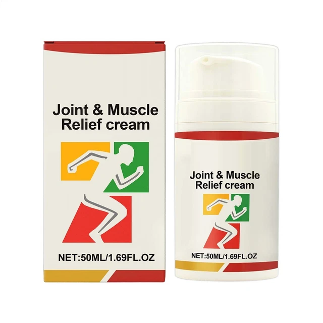 JOINT & MUSCLE Pain Relief Cream, Anti-Inflammatory, 1.69 Oz / 50ml £9. ...