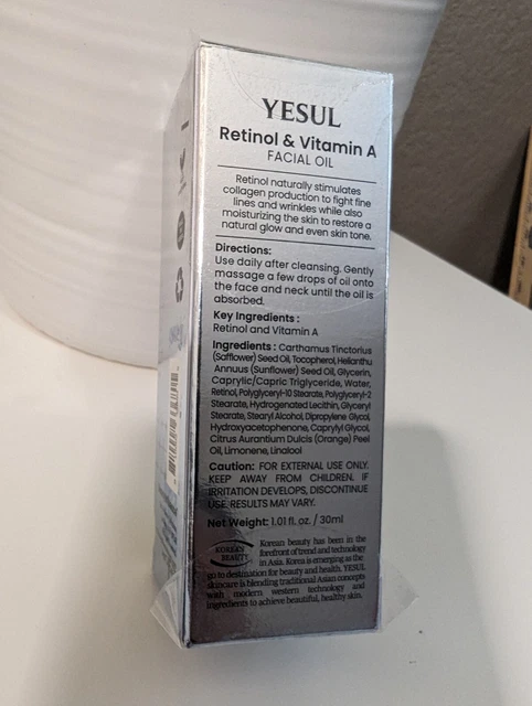 NEW SEALED YESUL RETINOL VIt A FACIAL OIL RETINOL FINE LINES 1 fl Ounce ...