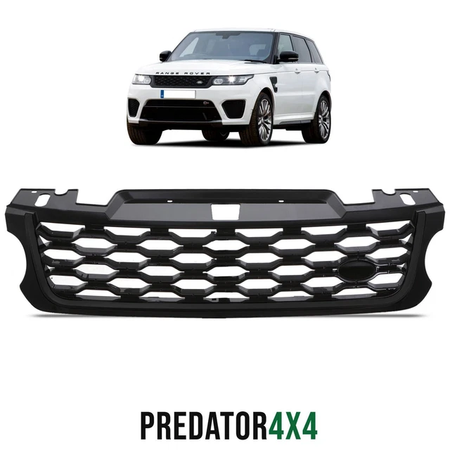 BLACK FACELIFT LOOK Upgrade Front Grill Grille For Range Rover Sport ...