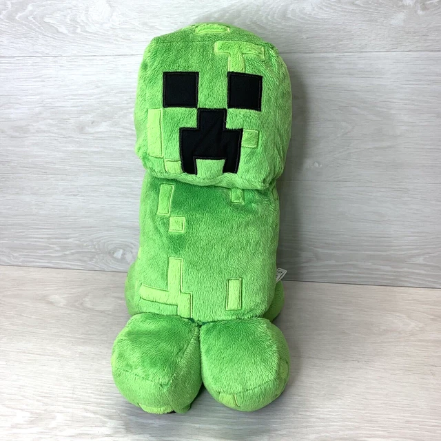 MINECRAFT CREEPER GREEN Plush Mojang 17” 2021 Large Minecraft Stuffed ...