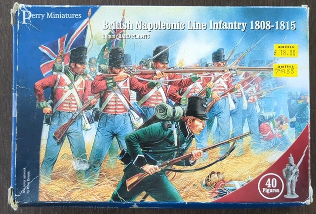 PERRY MINIATURES BRITISH Napoleonic Line Infantry 1808-1815 - 28mm - No Bases £11.12 - PicClick UK