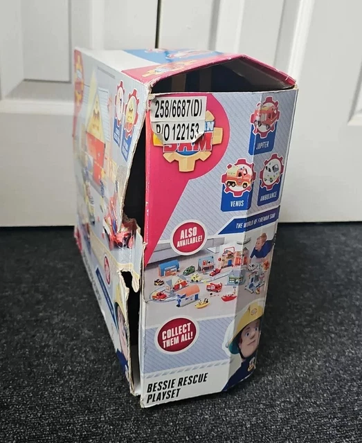 FIREMAN SAM FIRE Rescue Service Play Set Bessie Rescue Playset £20.00 ...