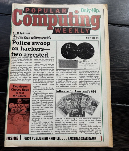 POPULAR VINTAGE COMPUTING Weekly Illustrated Vol 4 no. 14. 4-10 April ...