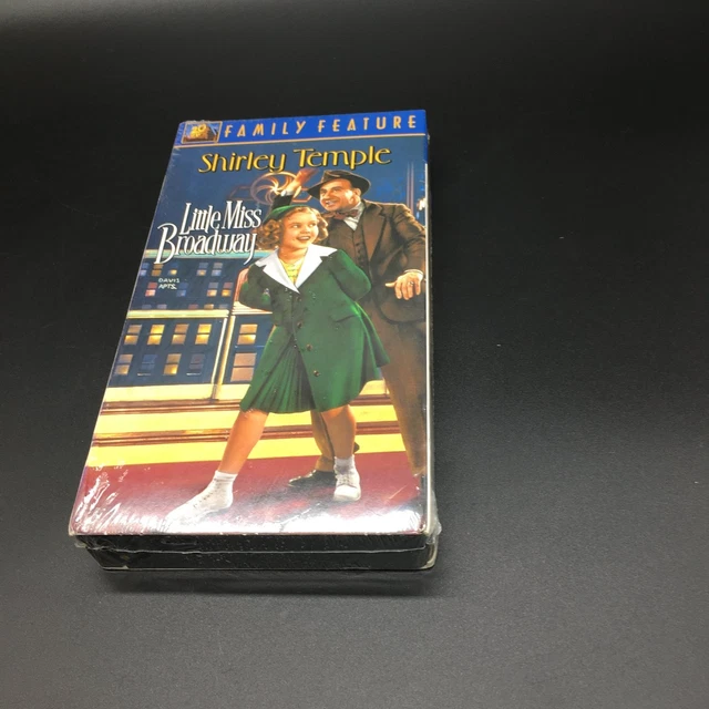 LITTLE MISS BROADWAY VHS 1938 Family Feature Colorized 20th Century Fox ...