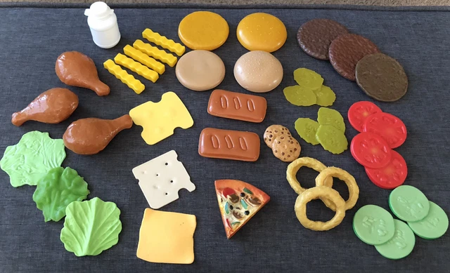 MCDONALDS KFC BURGER King Pizza Hut PRETEND PLAY FOOD TOY 35 PC LOT ...